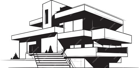 Premium Vector Home Structure Symbol Architecture Design Vector