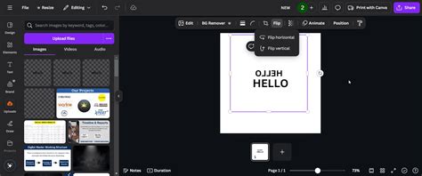 How To Flip Text In Canva Horizontal And Vertical Flip Guide 1 Minute