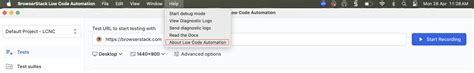 Browserstack Low Code Automation Troubleshooting Browserstack Docs