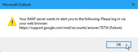 Error Adding Gmail To Outlook Kurttell