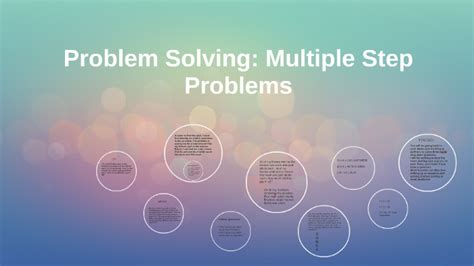 problem solving multiple step problems by chrissy wiley on prezi