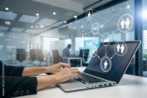Business Process And Workflow Automation With Flowchart Scheme Of Hierarchy Management Of