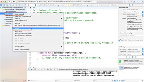 『簡易說明xcode』iboutlet 和 Ibaction，用 Text Field、segmented Control與switch說明示範。 By Shin Chao 彼得潘的
