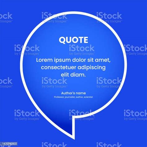 3d 버블 평가 배너 인용문 인포그래픽 따옴표를위한 소셜 미디어 게시물 템플릿 디자인 빈 말풍선 따옴표 거품 및 텍스트 상자 벡터 일러스트 레이 션 Eps10 3차원 형태에