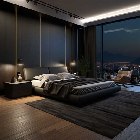 Bedroom Design Dark Theme