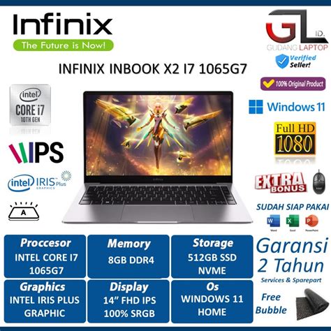 Jual Laptop Infinix Inbook X Intel Core I G Gb Gb SRGB Shopee Indonesia