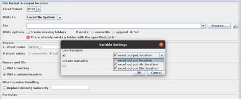 KNIME 4 3 Excel Writer And Flow Variables KNIME Analytics Platform