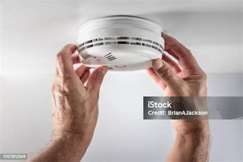 Home Smoke And Fire Alarm Detector Installing Checking Testing Or