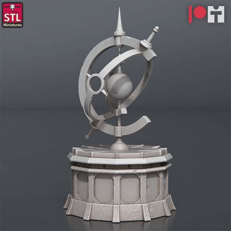 3d Printable Astronomer Astrolabe By Stl Miniatures