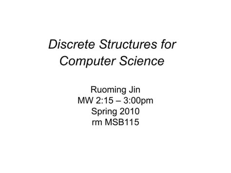 Lattice Introduction Discrete Mathematics Ppt