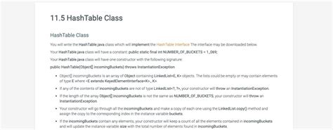 Please Help With This Hashtable You Will Write The