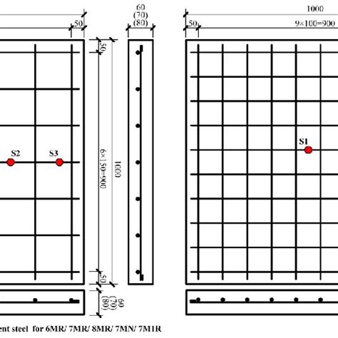 Size And Reinforcement Layout Of Rcp Specimen Mm Download Scientific Diagram
