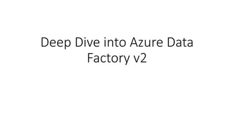Azure Data Factory Data Wrangling With Power Query