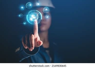 Cybersecurity Concept Business Man Shows How Stock Photo Shutterstock