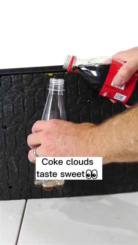 Coke Clouds Taste Sweet👀 Science Physics Theactionlab Theactionlabshorts Chemistry Reels