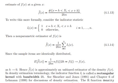 Solved 419 Consider The Nonparametric Estimator