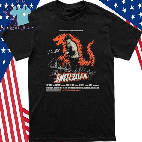 Design Snellzilla No Hitter Blake Snell Is King Of The Bump T Shirt