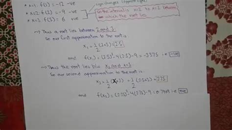 آنالیزعددی روش دوبخشی تنصیف numerical analysis bisection method