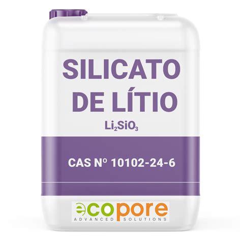 Ecolitio·sl Silicato De Lítio Para Construção Civil Ecopore