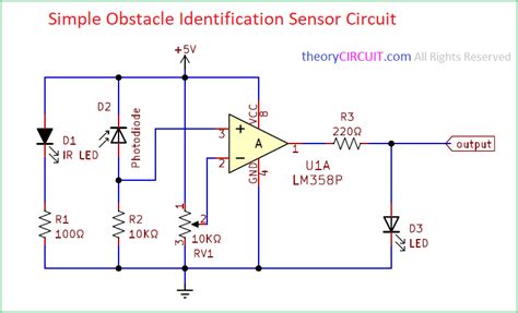 Simple Obstacle Identification Sensor Circuit Theorycircuit Do It