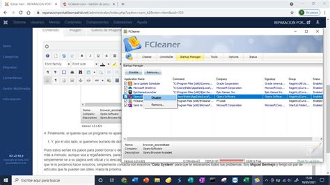 ¿cómo Limpiar Y Administrar Los Programas De Inicio De Windows Con Fcleaner Reparacion