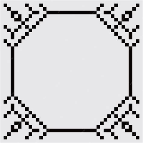 픽셀 아트 프레임 미학 레트로 스프라이트 디자인 프리미엄 벡터