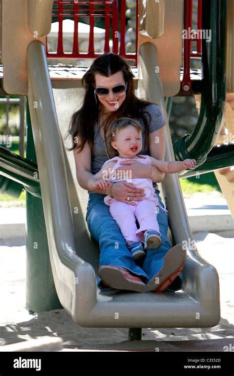 Milla Jovovich And Daughter Ever Gabo Anderson Enjoy A Day At Beverly