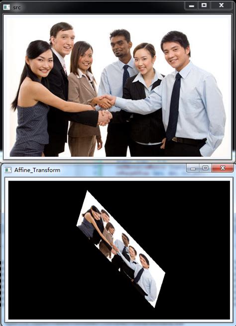 Opencv函数cvwarpaffine仿射变换实例cvaffinewarper Csdn博客