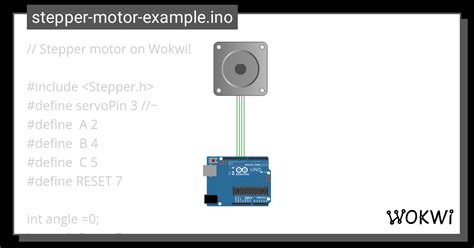 Stepper Motor O Copy Wokwi Esp32 Stm32 Arduino Simulator
