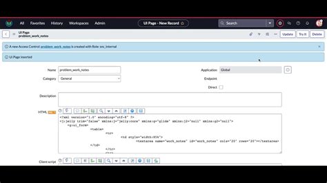 Modal Popup Through Ui Action Servicenow Youtube
