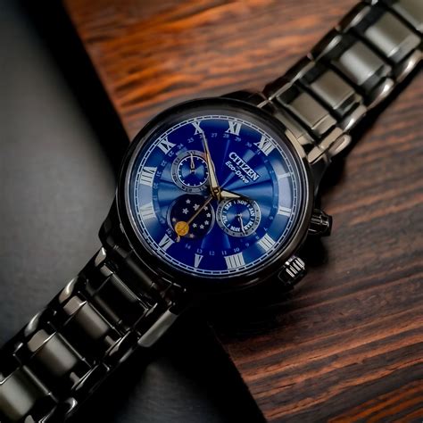 Citizen Eco Drive Ap1055 87l Moonphase Đồng Hồ Nam Phongwatch