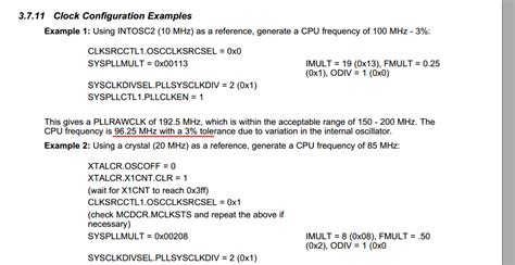 Tms320f280049 How To Config F280049 Run At 100mhz With Internal