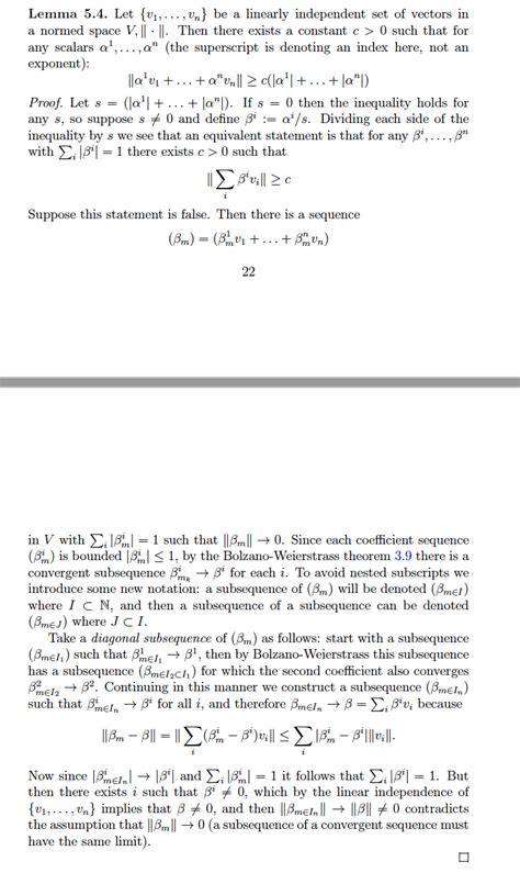 General Topology Every Finite N Dimensional Banach Space Are