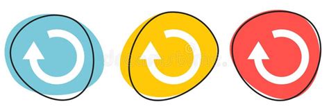 Button Banner With Icons For Website Or Business Update Stock Illustration Illustration Of