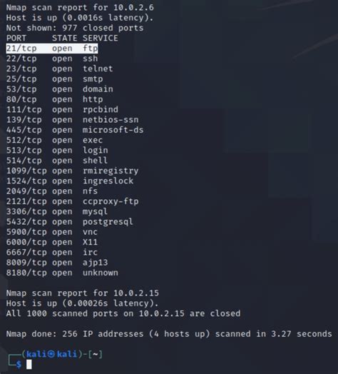 metasploitable ftp attack penetration test hacker