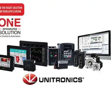 unitronics programmable controller unistream with multi touch hmi panel