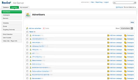 free open source ad server revive adserver