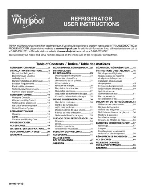 Manual De Whirpool Pdf