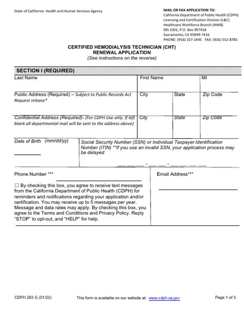 Form Cdph283 G Fill Out Sign Online And Download Fillable Pdf