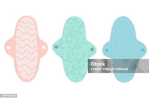 천 생리 패드 색상 아이콘 수제 제로 폐기물 스왑 친환경 세척 가능한 생리패드 생리대 생리대 여성 위생 재사용 가능한 위생 수건