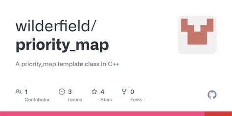 Github Wilderfieldprioritymap A Prioritymap Template Class In C