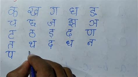 क से ज्ञ तक लिखना एवम् पड़ना सीखे। Learn To Read And Write From A To K Youtube