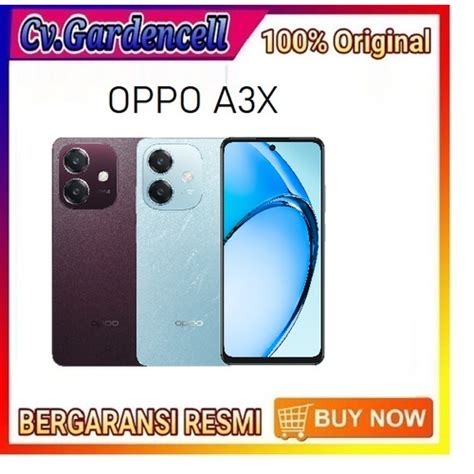 Promo Oppo A X Ram Gb Garansi Resmi Nebula Red Cicil X Kota Kediri Garden Cell