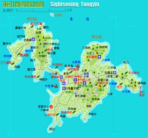 馬祖住宿通 各鄉村導覽地圖