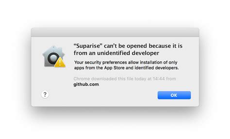 How To Approve A Macos App From An Unidentified Developer · Suparise Help
