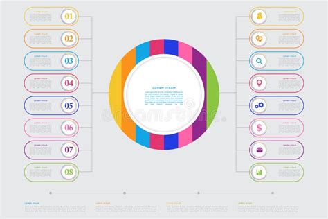Vector Business Template For Presentation Modern Data Visualization Stock Illustration