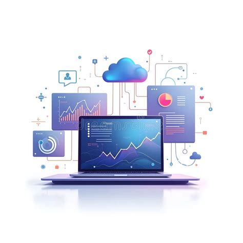 Business Dashboard With Graphs Analytics And Lightbulb Idea Concept