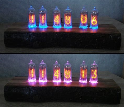 Аскетичные часы на газоразрядных индикаторах или Nixie Clock | Пикабу