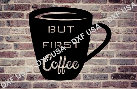Coffee Mug Dxf Svg Cut File For Laser Or Plasma Instant Download Etsy