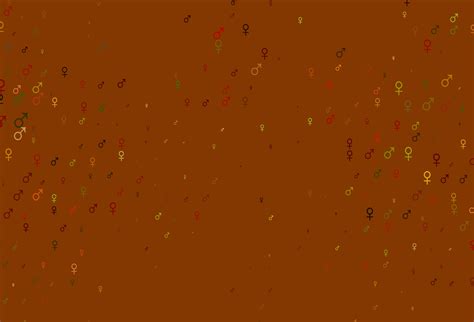 Light Green Red Vector Background With Gender Symbols Vector Art At Vecteezy